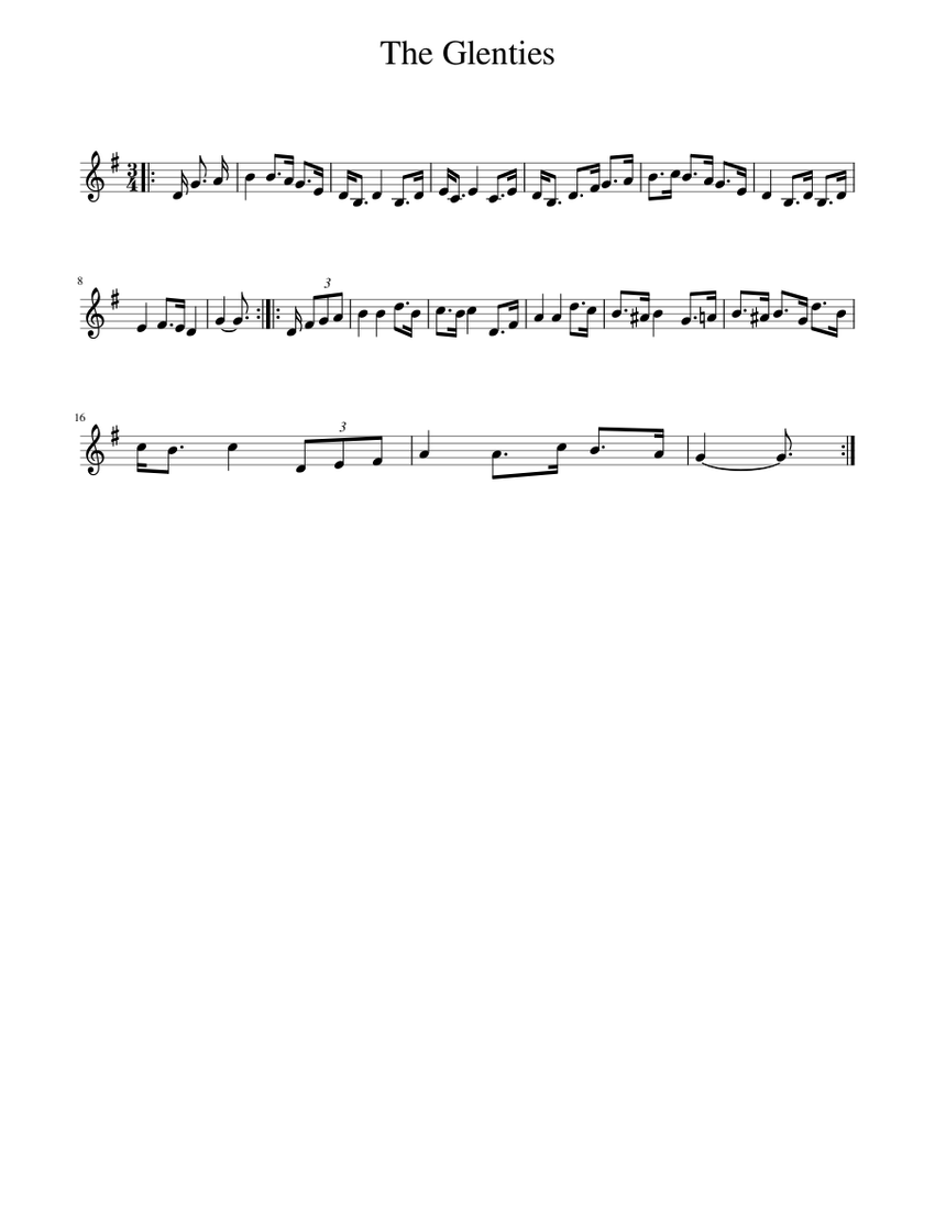 The Glenties Sheet music for Piano (Solo) Easy | Musescore.com