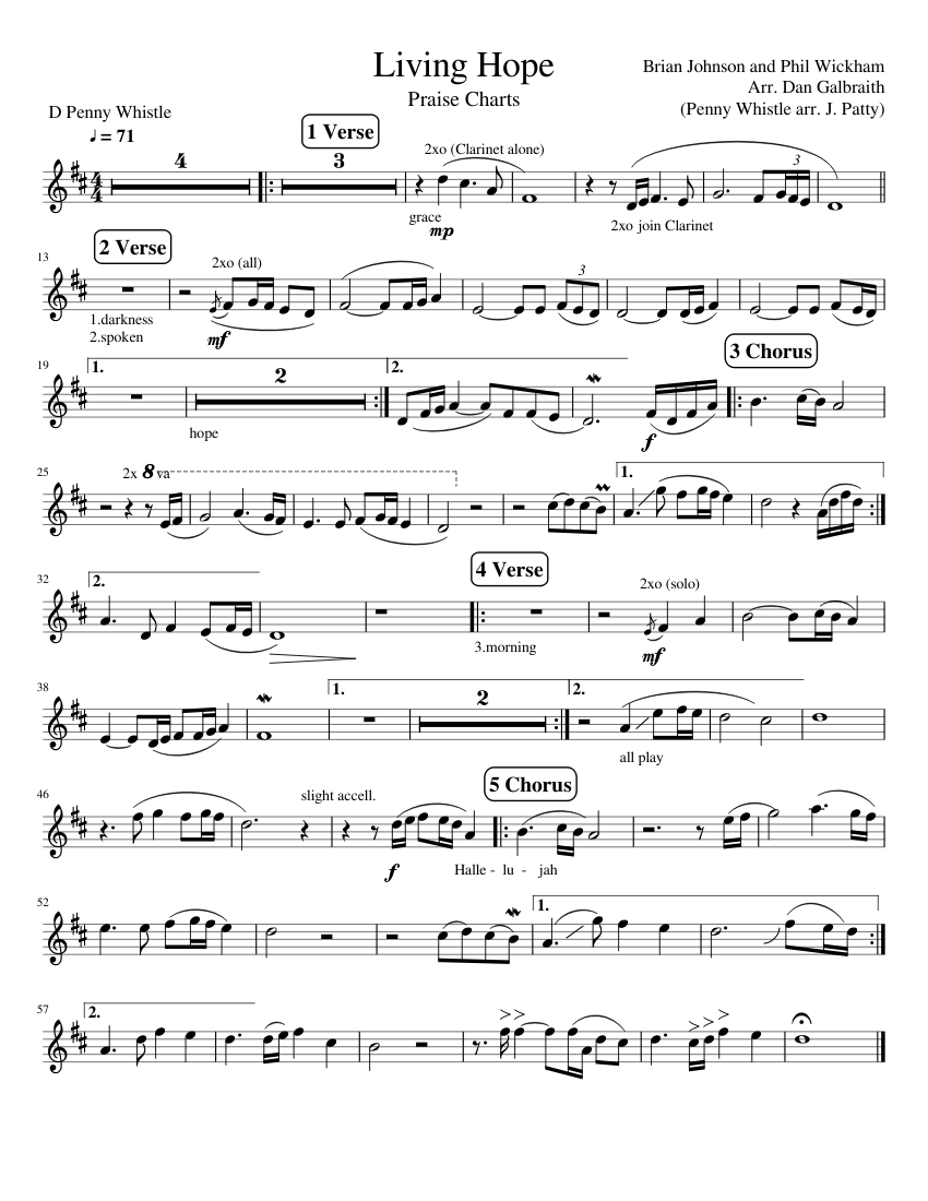 Living Hope Sheet Music for Piano (Solo) easy | MuseScore.com