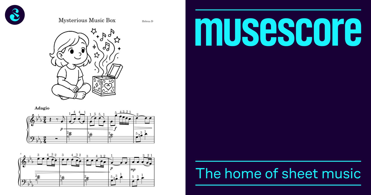 Mysterious Music Box – Helena D Sheet Music for Piano (Solo) Easy ...