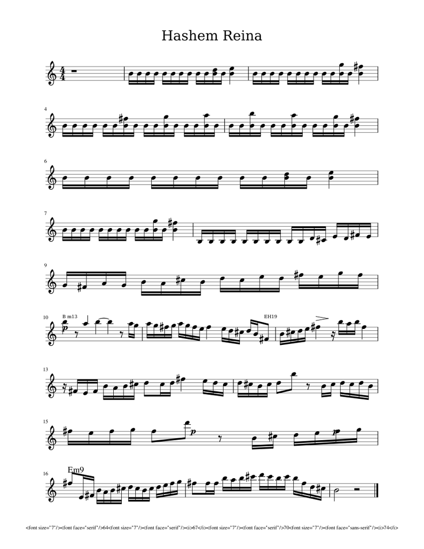 Documents tips hashem reina violin editadopdf Sheet Music with Chords ...
