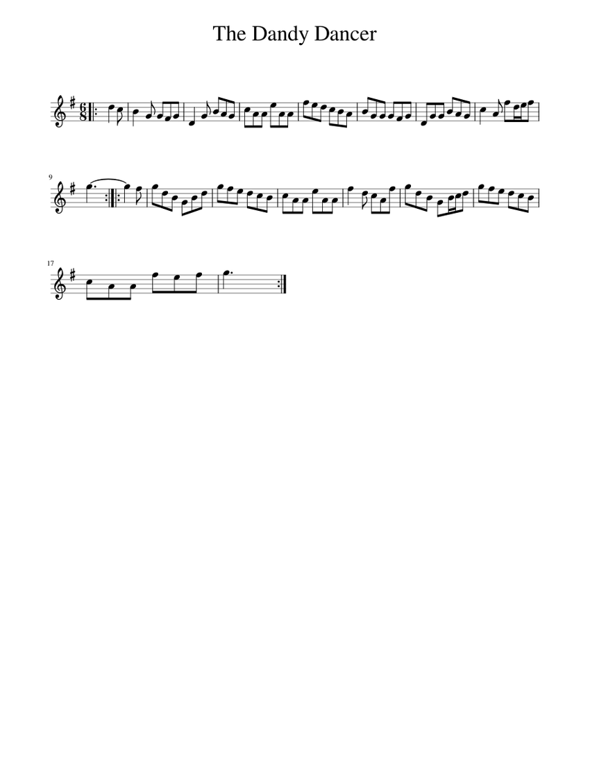 The Dandy Dancer Sheet music for Piano (Solo) Easy | Musescore.com