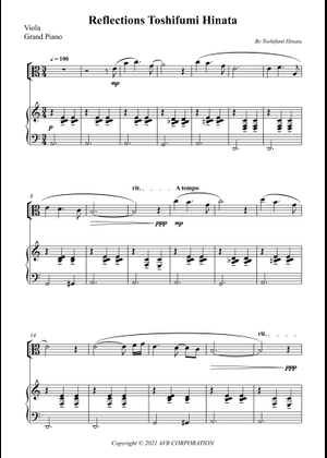 Reflections (for viola) Sheet Music for Viola (Solo) | MuseScore.com