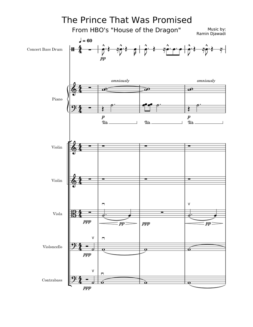 The Prince That Was Promised – Ramin Djawadi The Prince That Was Promised – House of the Dragon ...