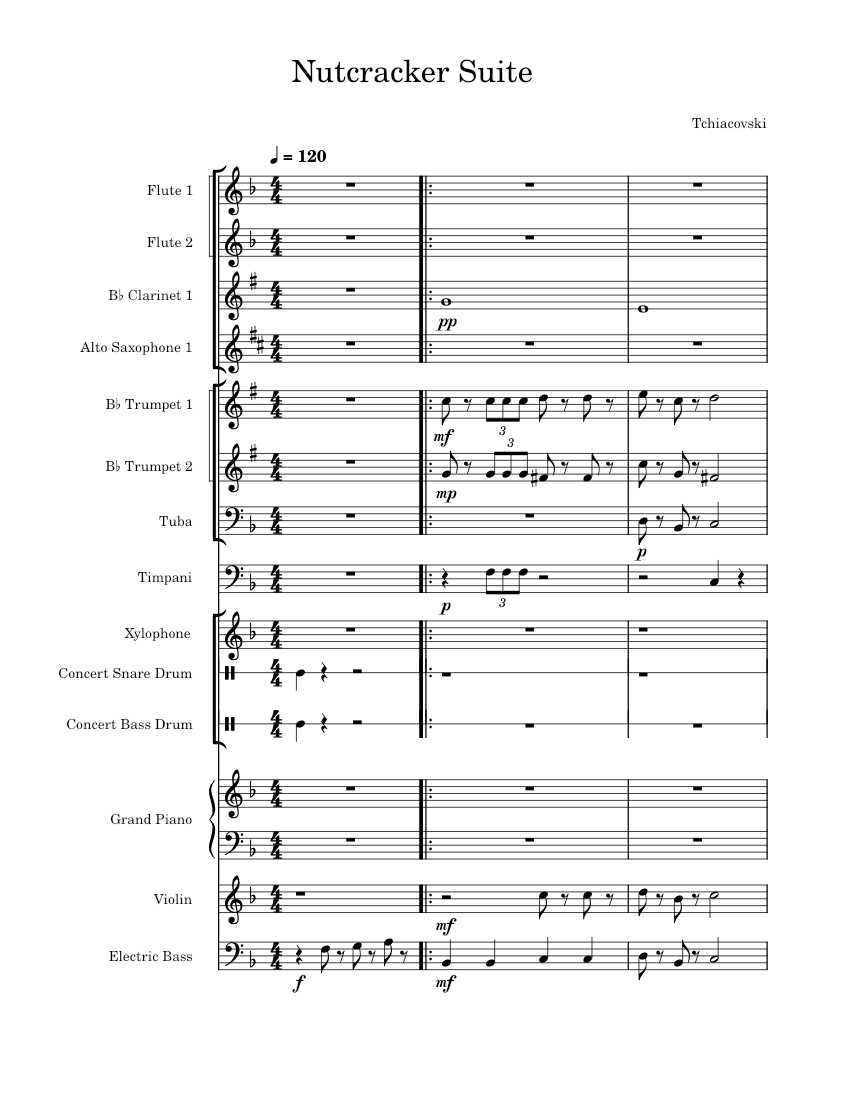 Nutcracker Suite - March – Pyotr Ilyich Tchaikovsky Nutcracker Suite- March featuring Dance of ...