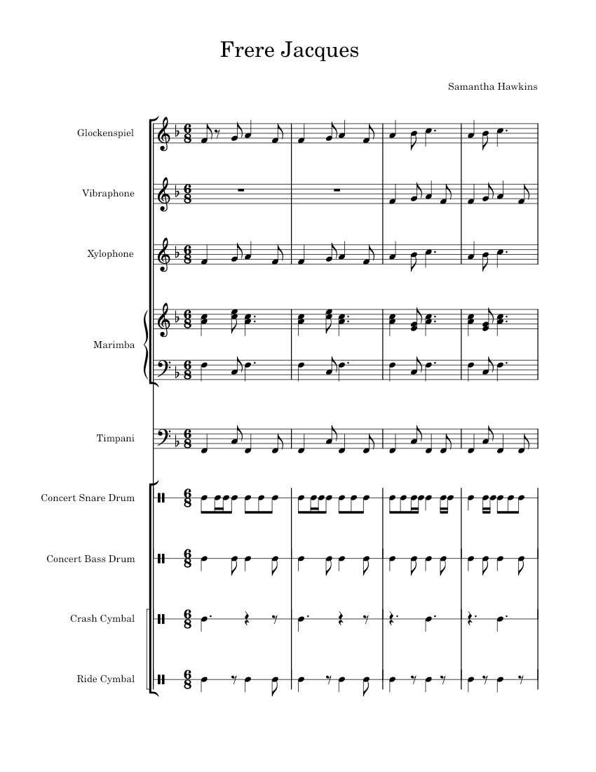 Frere jacques – Misc Traditional Frere Jacques - piano tutorial