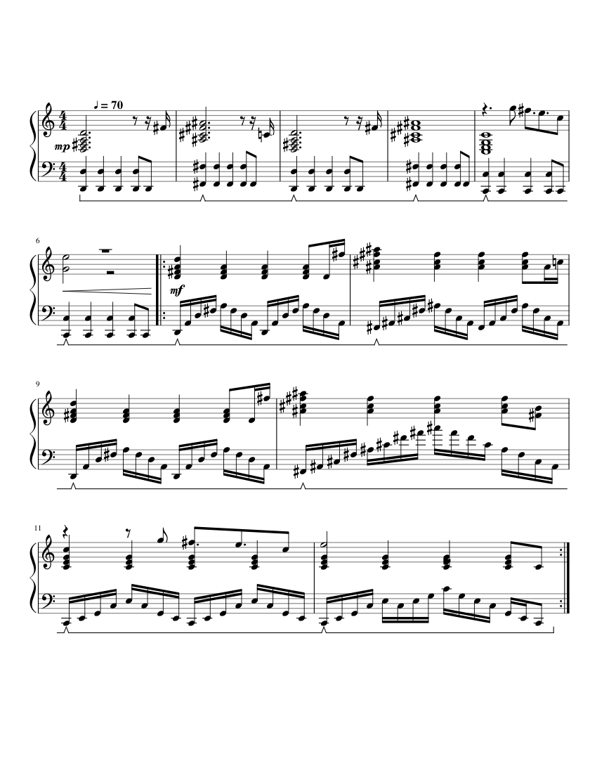 Lobby Theme [Fortnite: Battle Royale] Sheet music for Piano (Solo ...