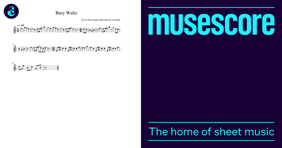 Bury Waltz Sheet music for Piano (Solo) Easy | Musescore.com