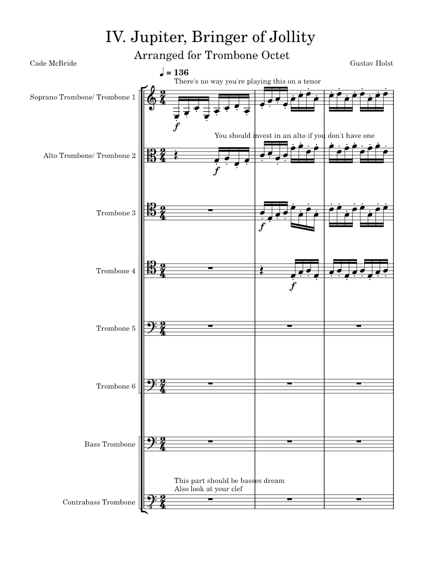 Jupiter, The Bringer Of Jollity – Gustav Holst Jupiter, Bringer of ...