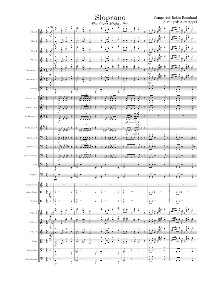 Sloprano – Robin Beanland - Conker's Bad Fur Day Sheet Music for ...