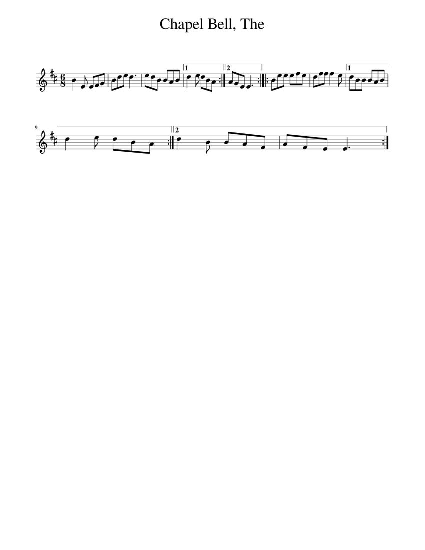 The Chapel Bell Sheet music for Piano (Solo) Easy | Musescore.com