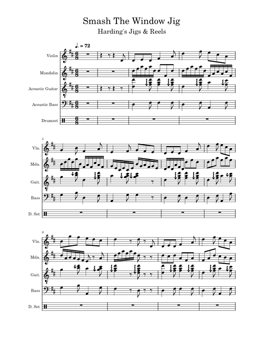 Smash The Window Jig – Harding's Jigs and Reels Smash The Window Jig ...