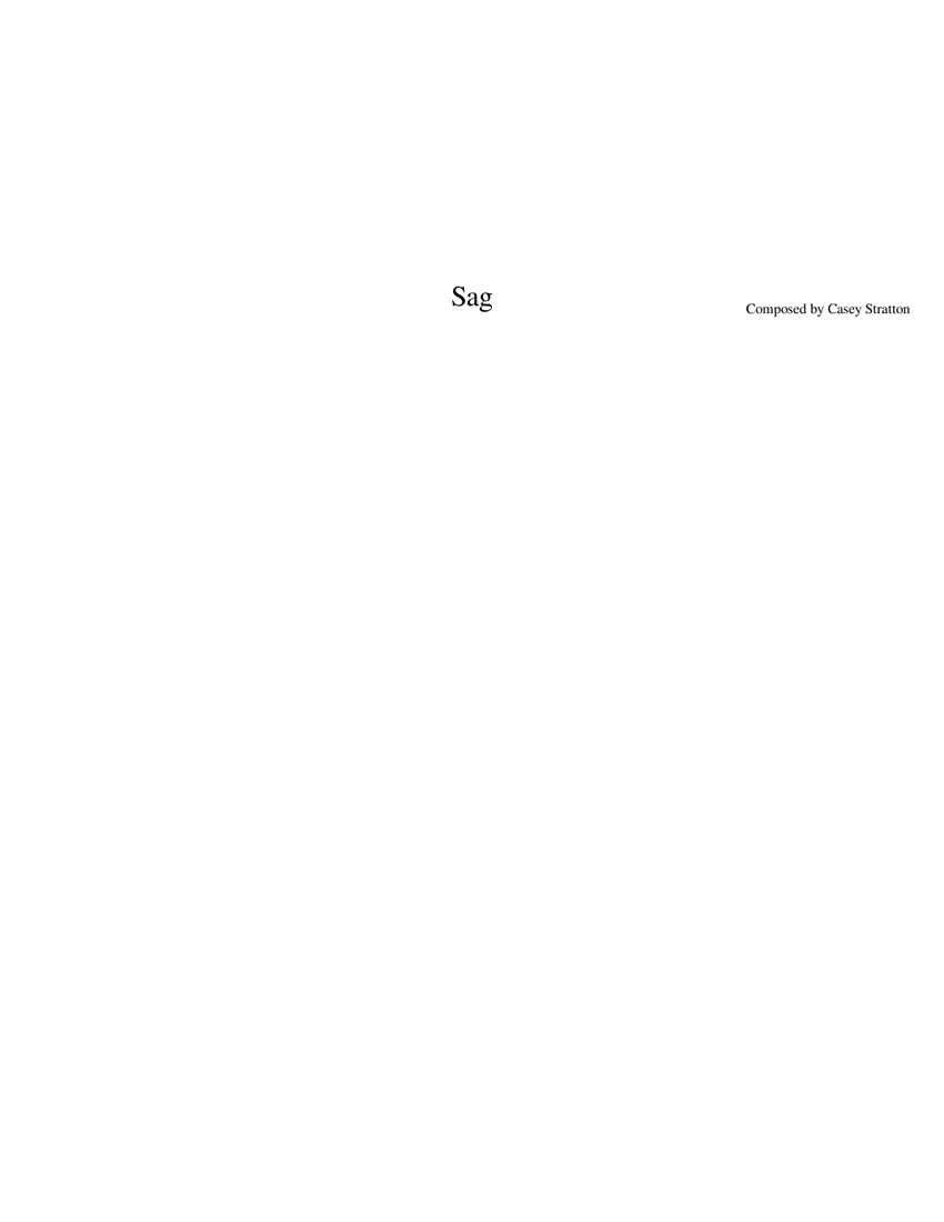 Sag - Big Band Composition Sheet music for Piano, Trombone, Trombone ...