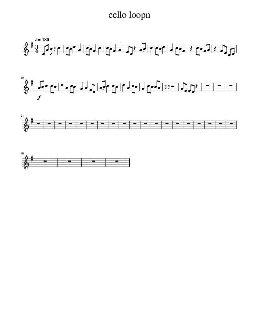 cello_loop Sheet music for Saxophone soprano (Solo) | Musescore.com