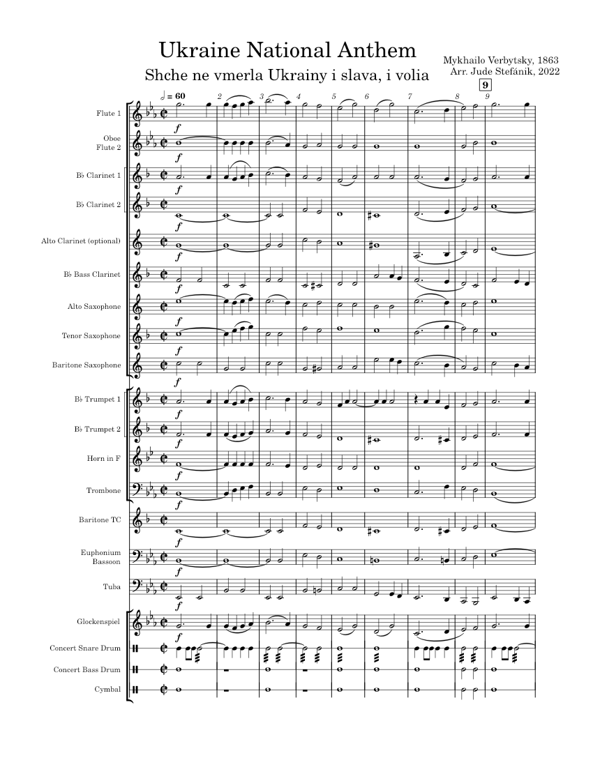 Ukraine National Anthem – Mykhailo Verbytsky Ukraine National Anthem ...