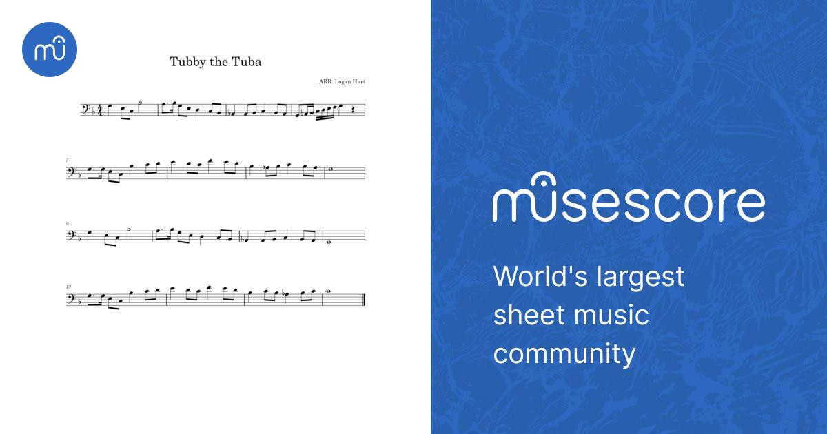 tubby the tuba coloring sheet