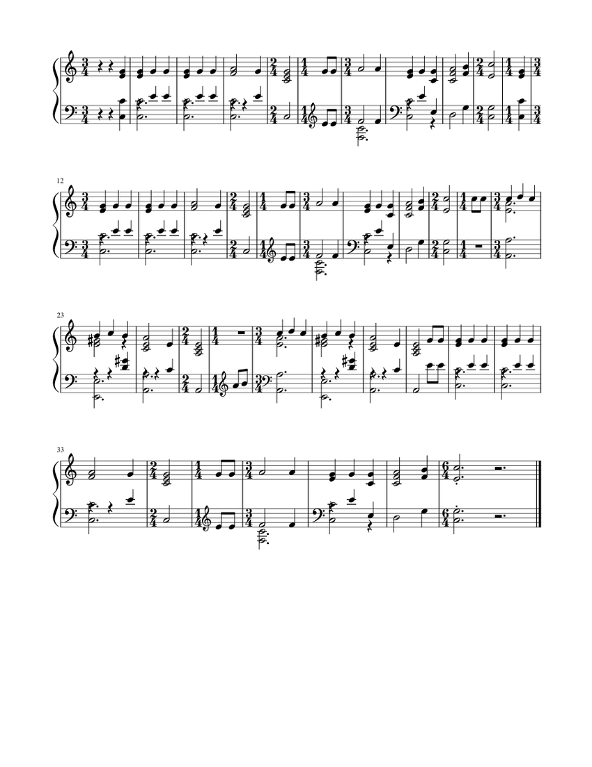 HOSANNA (Nevin) - Alice Nevin Sheet music for Piano (Solo) Easy ...