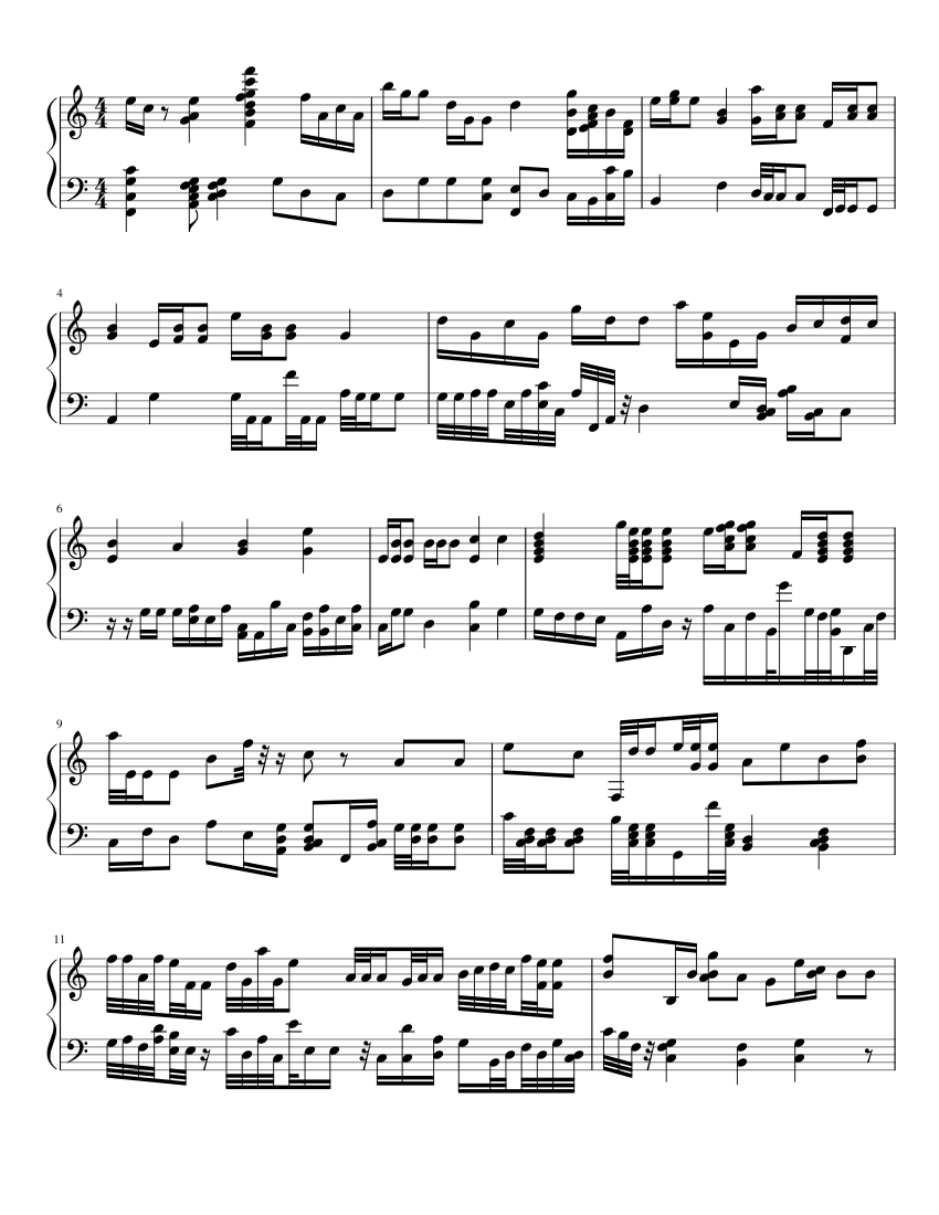 the devels music Sheet music for Piano (Solo) | Musescore.com