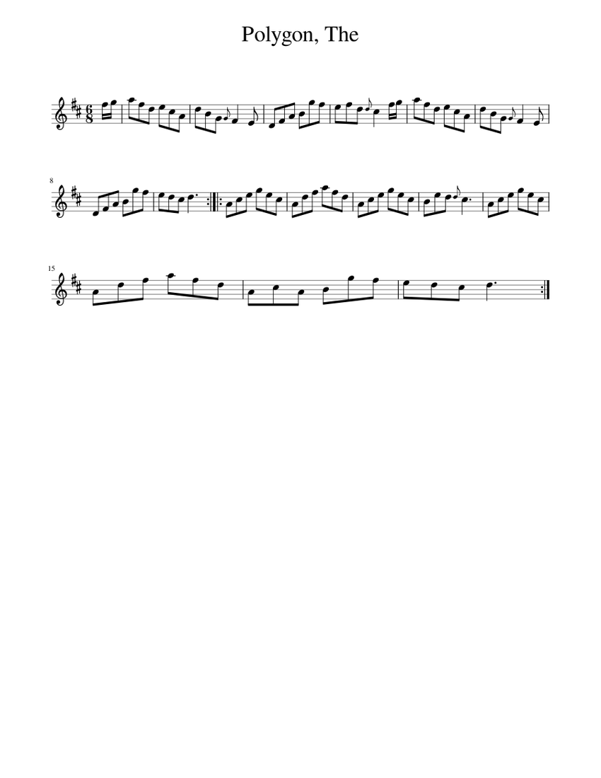 The Polygon Sheet music for Piano (Solo) Easy | Musescore.com