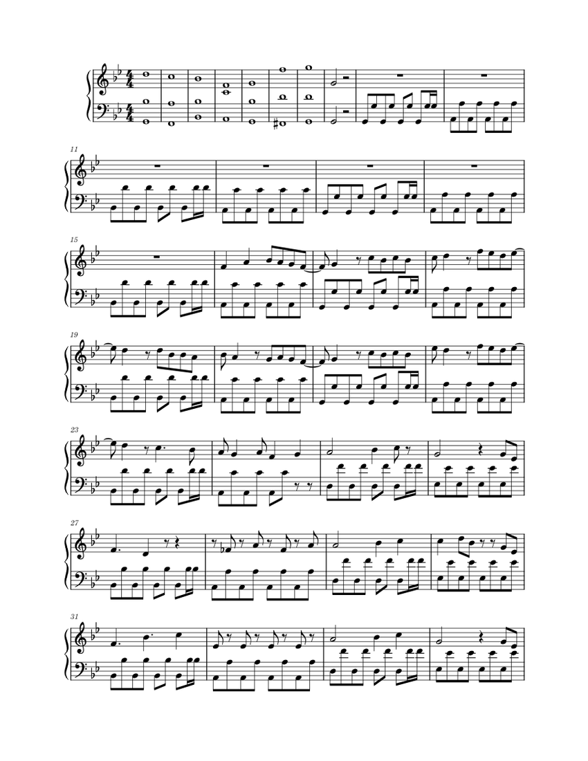 There's music among us Sheet music for Synthesizer (Solo) | Musescore.com