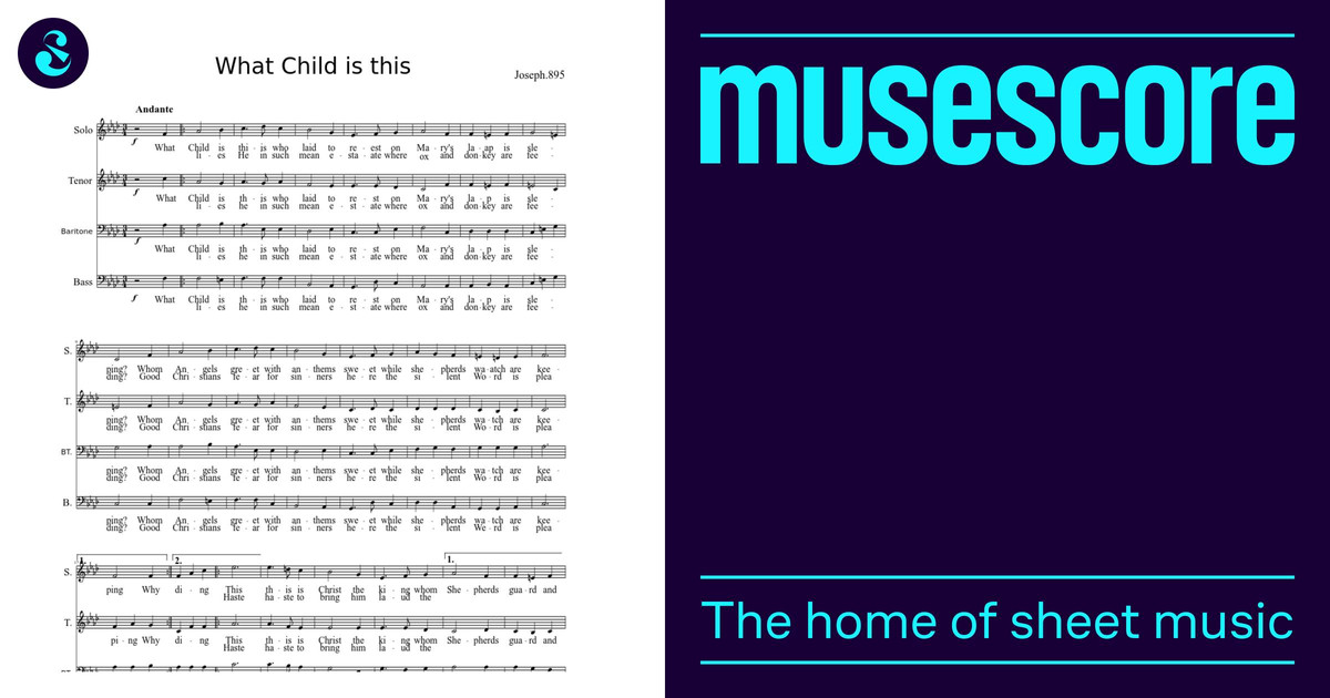 What Child is This? Sheet Music for Bass guitar (Solo) | MuseScore.com