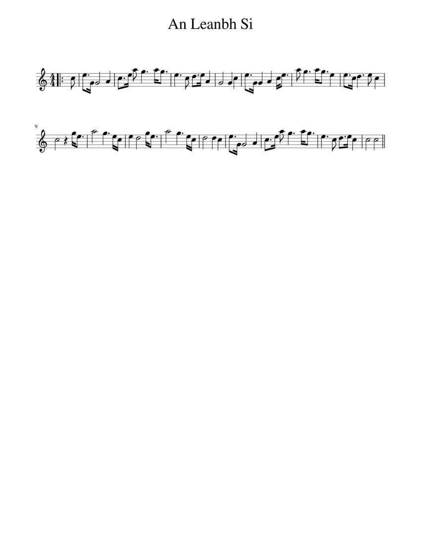 An Leanbh Si Sheet music for Piano (Solo) Easy | Musescore.com