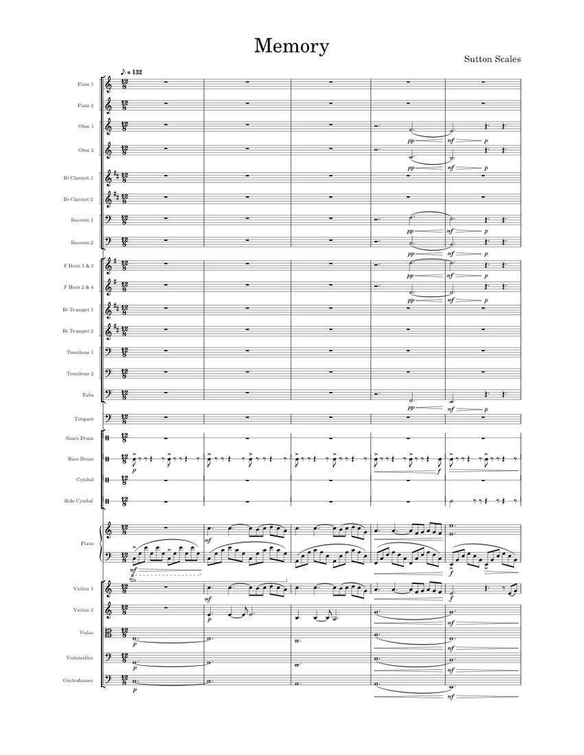Memory – Andrew Lloyd Webber Memory Sheet Music for Piano, Trombone ...