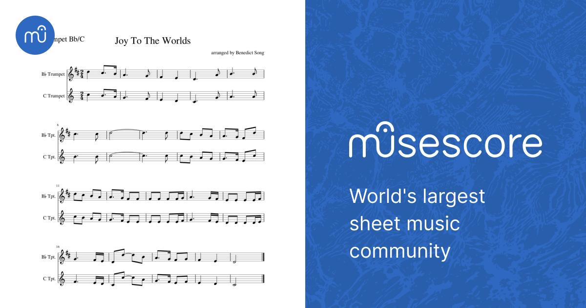 Joy To The World - Georg Friedrich Händel Sheet Music for Trumpet in b ...