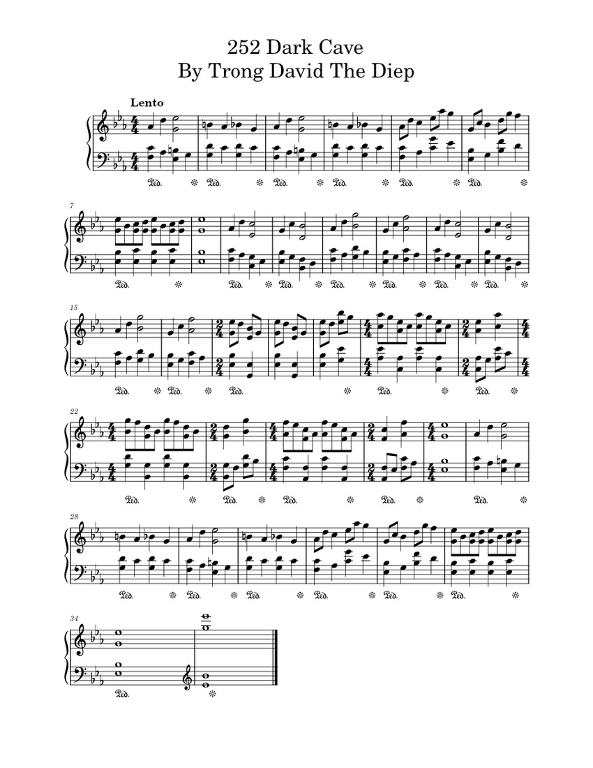 252 Sheet music for Celesta (Solo) | Musescore.com