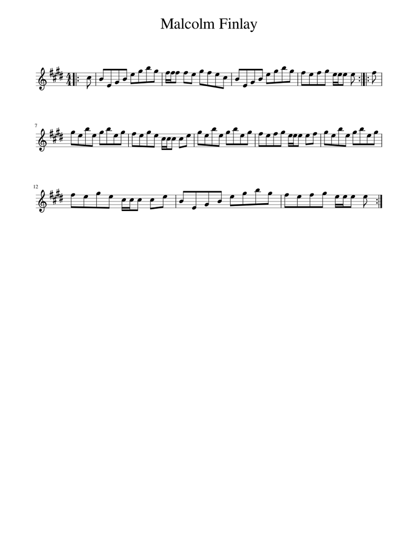 Malcolm Finlay Sheet music for Piano (Solo) Easy | Musescore.com