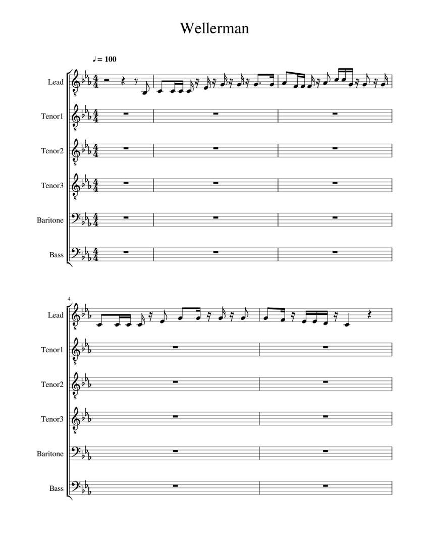 Wellerman Sheet music for Piano (Mixed Ensemble) | Musescore.com