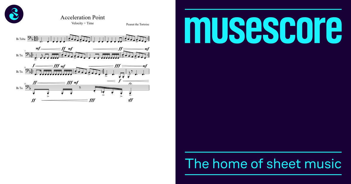 Acceleration Point Sheet music for Tuba (Solo) | Musescore.com