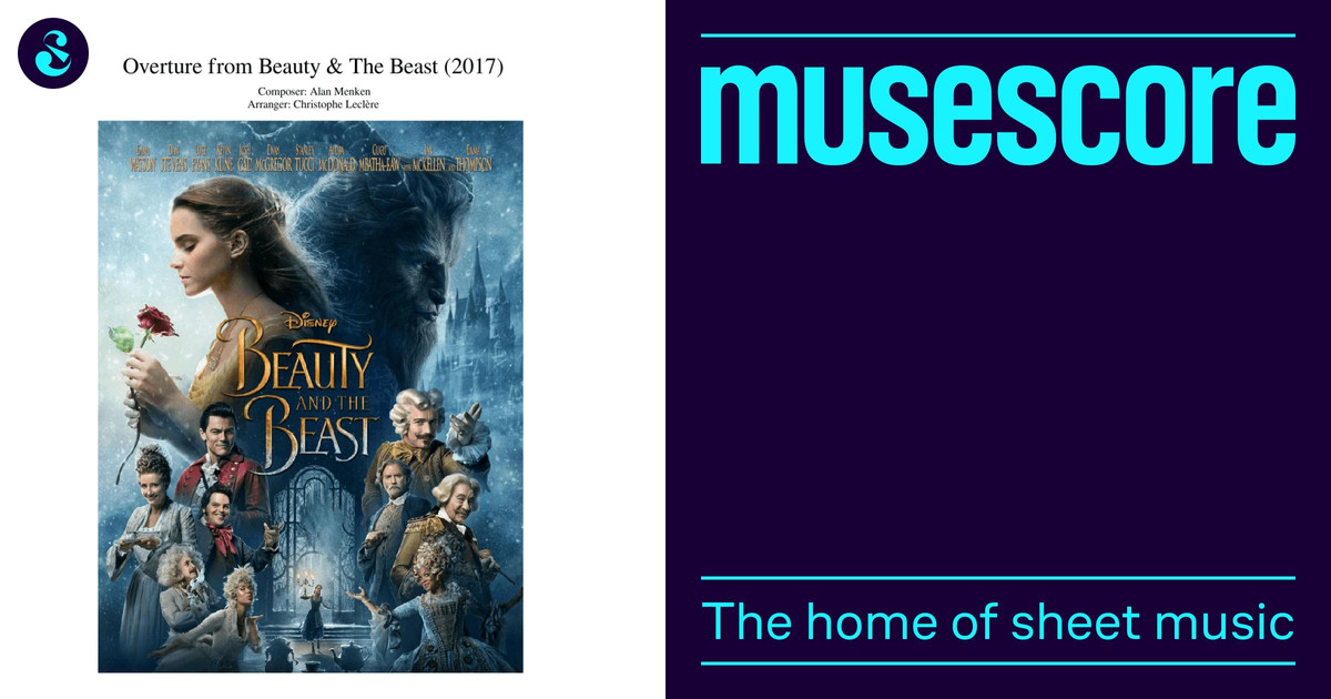 Overture from Beauty The Beast 2017 for Concert Band Sheet Music for ...