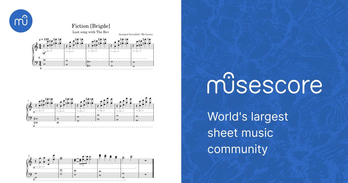 Fiction [Brigde] – Avenged Sevenfold Avenged Sevenfold - Fiction ...