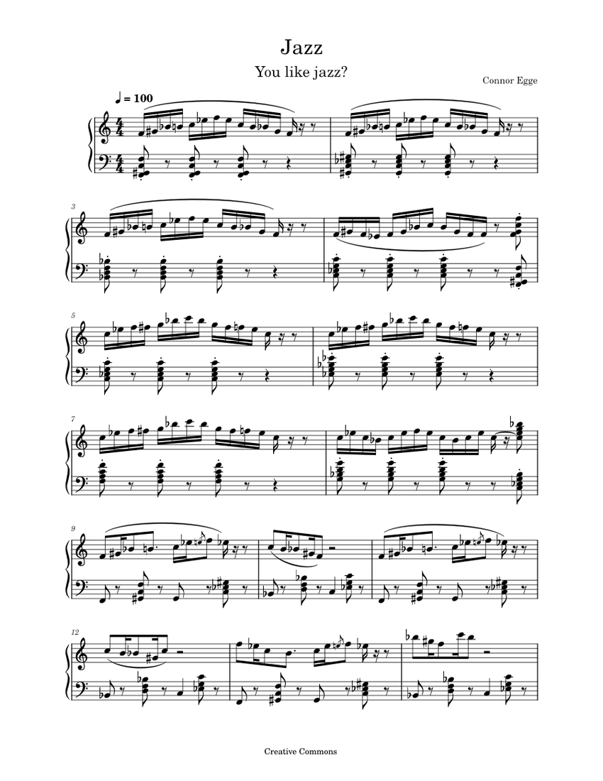 Jazz Sheet music for Piano (Solo) | Musescore.com
