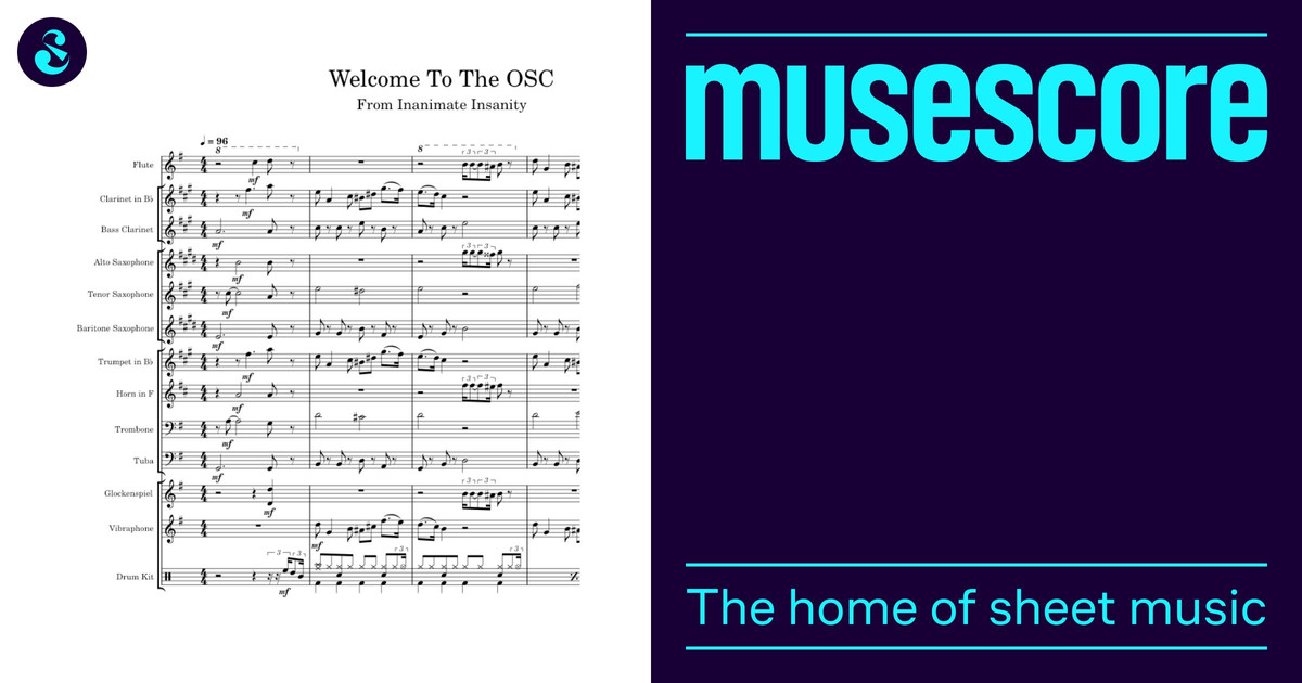 Welcome To The OSC Sheet Music for Trombone, Tuba, Flute, Saxophone ...