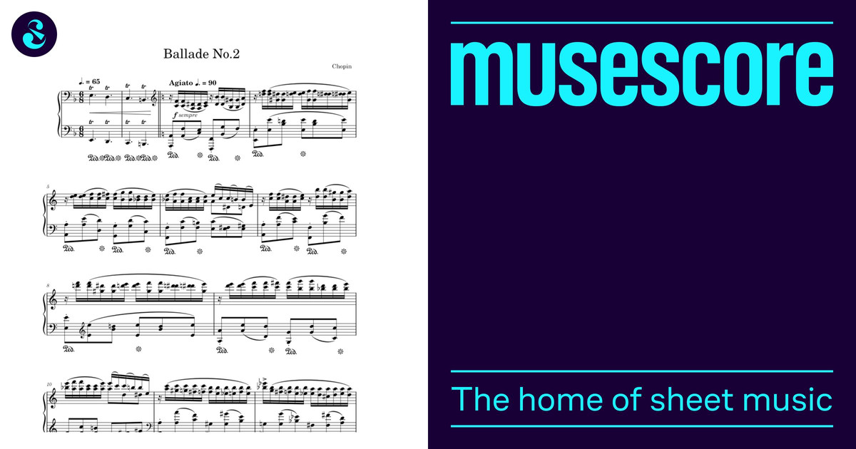 Ballade No. 2 Coda Sheet Music for Piano (Solo) | MuseScore.com