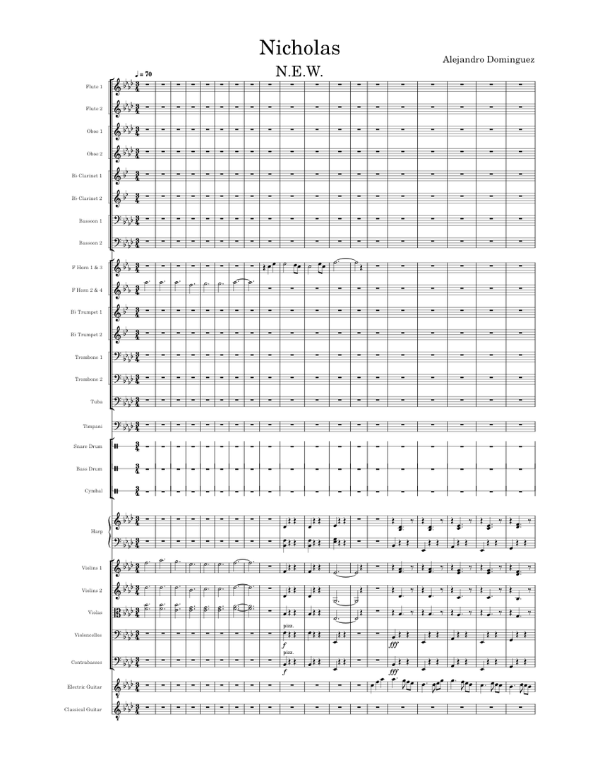 Nicholas Sheet music for Trombone, Tuba, Flute, Oboe & more instruments ...