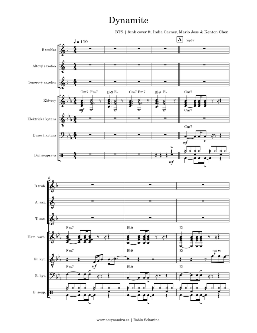 Dynamite-BTS-funk cover ft. India Carney, Mario Jose & Kenton Chen ...