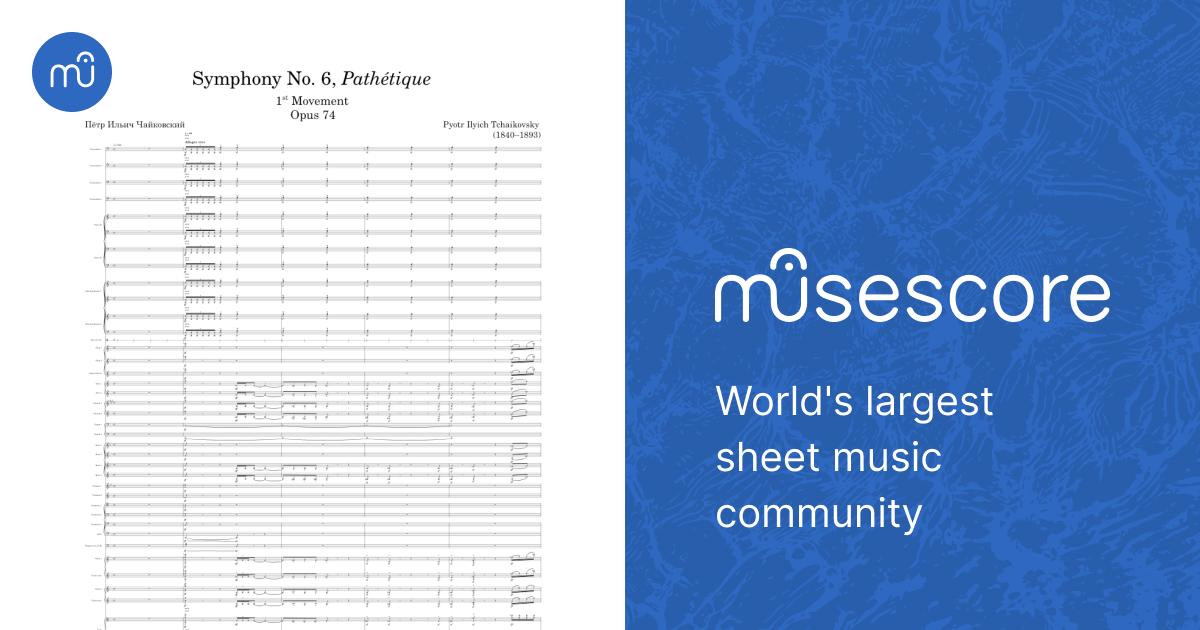 Symphony 6 1st movement 161-【Cello-div.】 – Tchaikovsky Sheet music for Piano, Trombone, Tuba ...