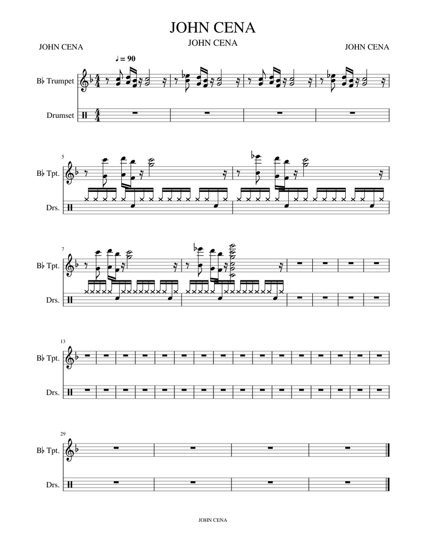 JOHN CENA - piano tutorial