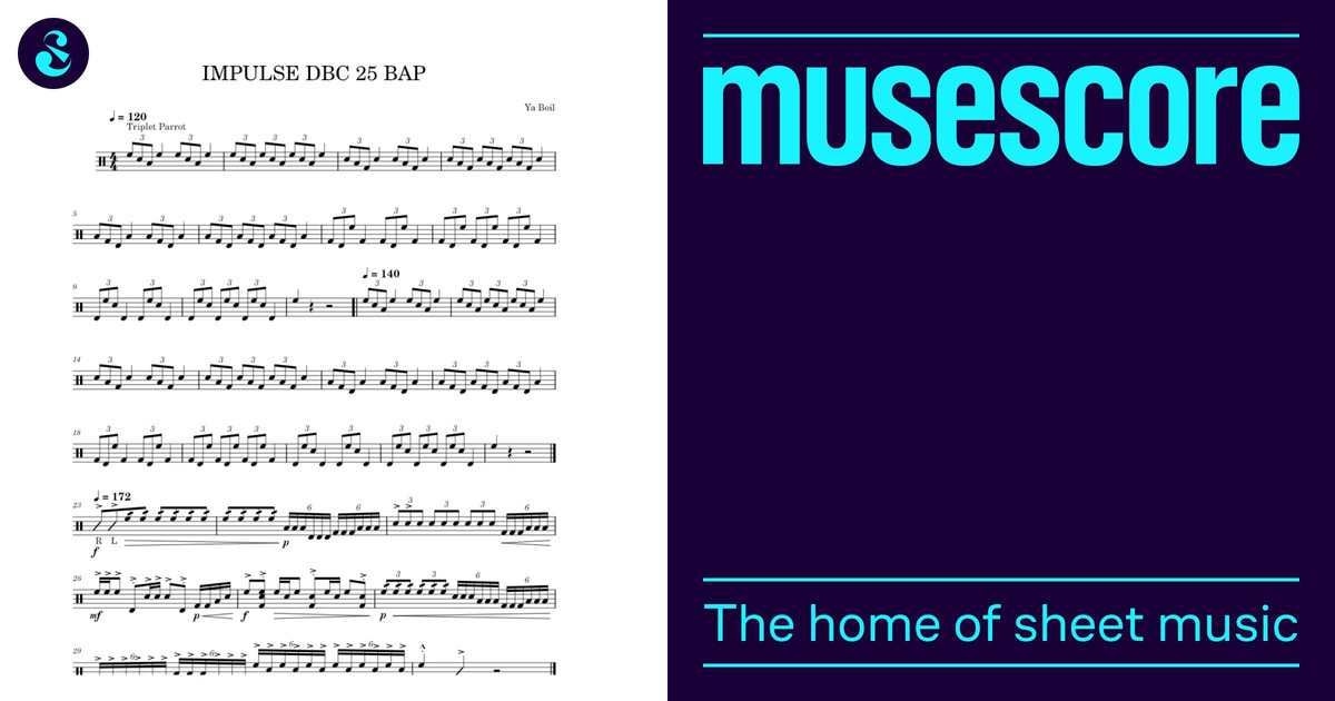 IMPULSE DBC 25 BAP – mlandoorlando Sheet music for Trumpet other (Solo ...