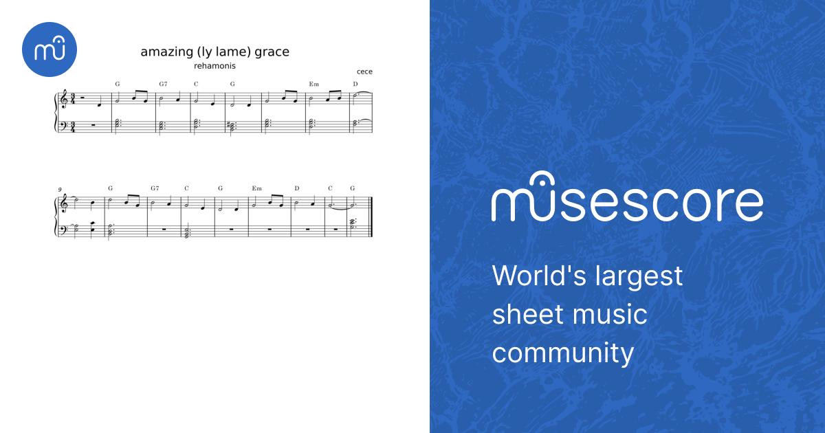 Amazing - cece Sheet music for Piano (Solo) Easy | Musescore.com