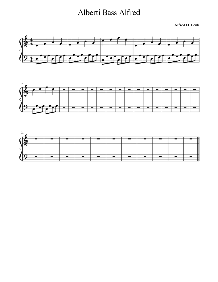 Alberti_Bass_Alfred - piano tutorial