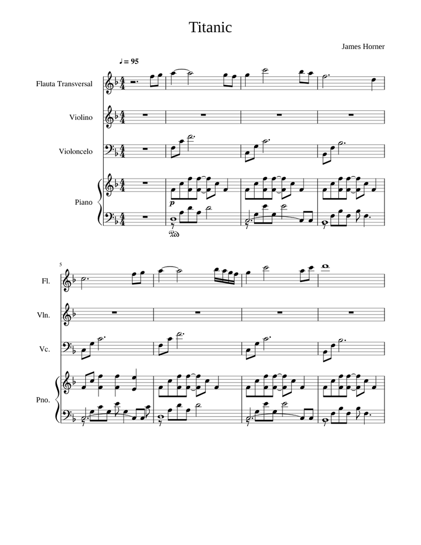 titanic flute compilation