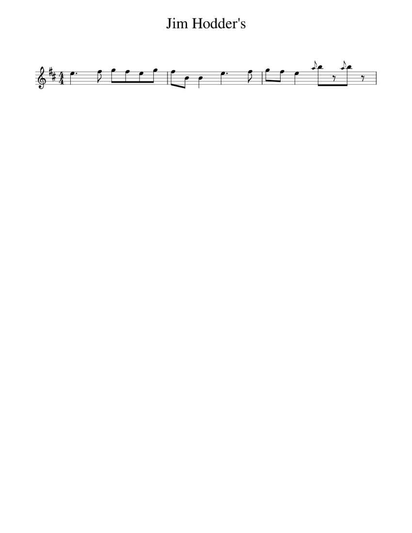Jim Hodder's Sheet music for Piano (Solo) | Musescore.com