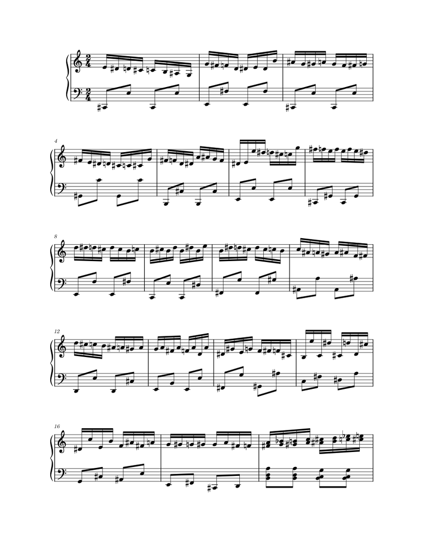 Cursed Prelude 8 Sheet music for Piano (Solo) | Musescore.com