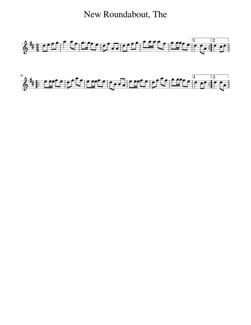 The New Roundabout Sheet music for Piano (Solo) Easy | Musescore.com