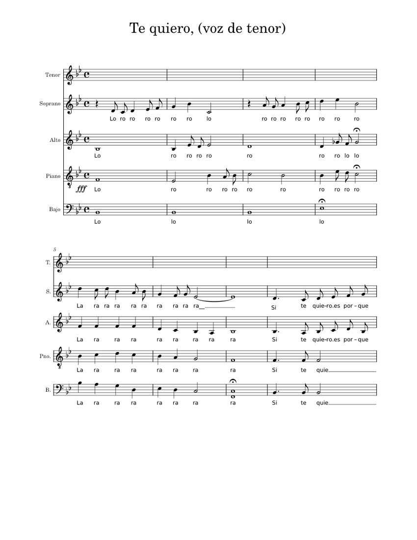 Te Quiero – Alberto Favero Te Quiero – Alberto Favero (voz de tenor ...