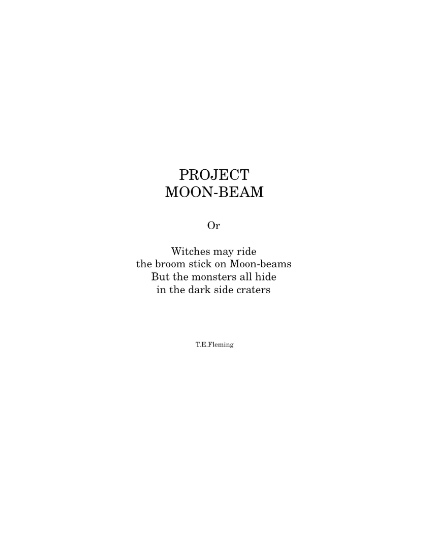 PROJECT MOONBEAM Sheet music for Piano, Flute piccolo, Flute, Oboe ...