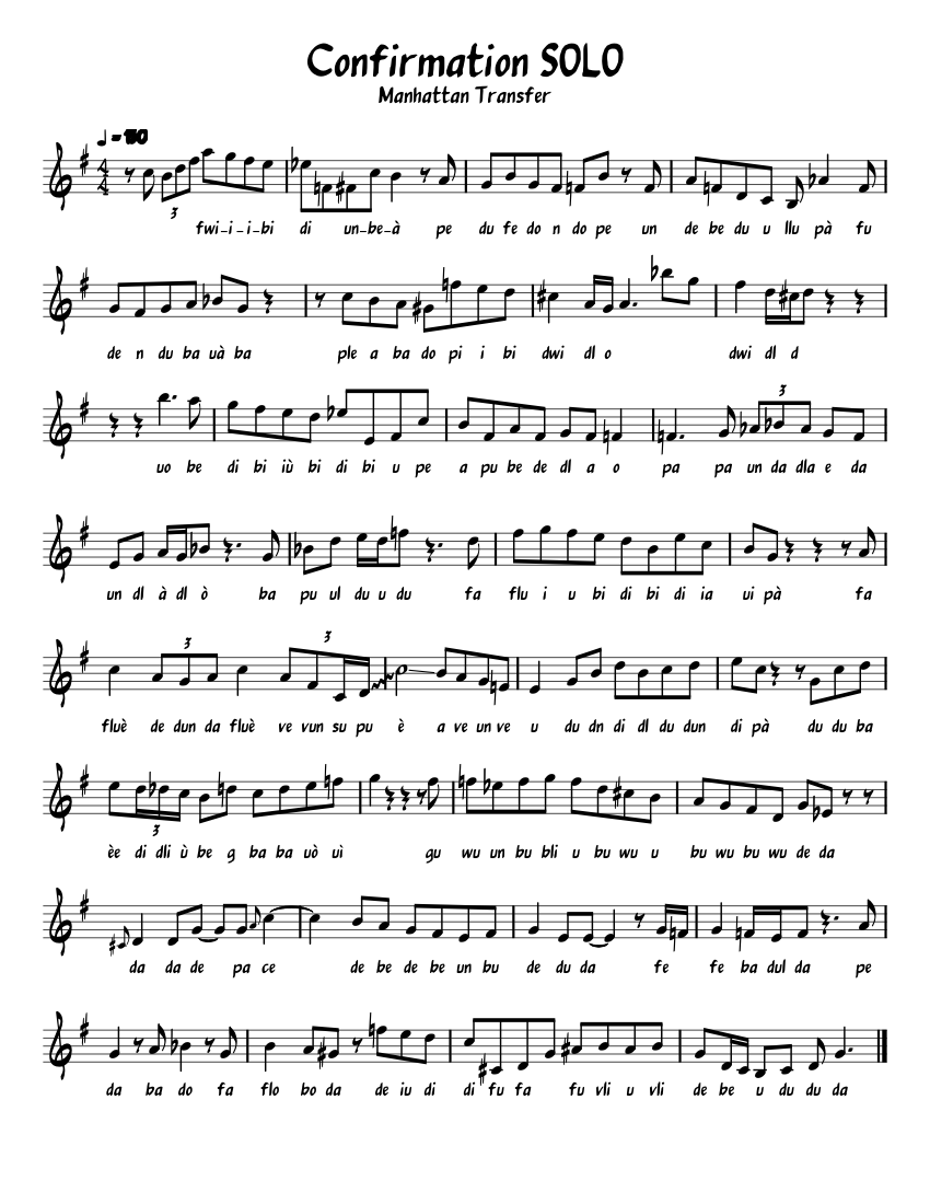 Confirmation_SOLO Sheet music for Piano (Solo) Easy | Musescore.com
